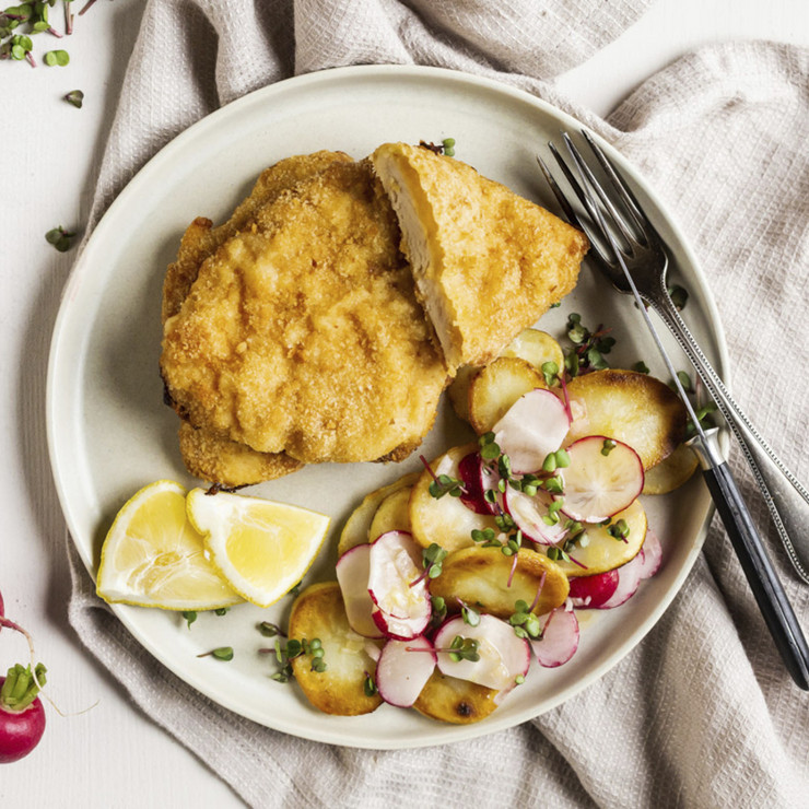 Schnitzel panieren & braten: Paniertes Schnitzel perfekt