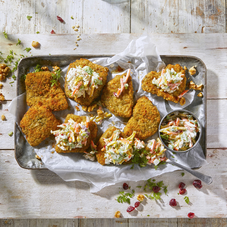 Schnitzel panieren & braten: Paniertes Schnitzel perfekt